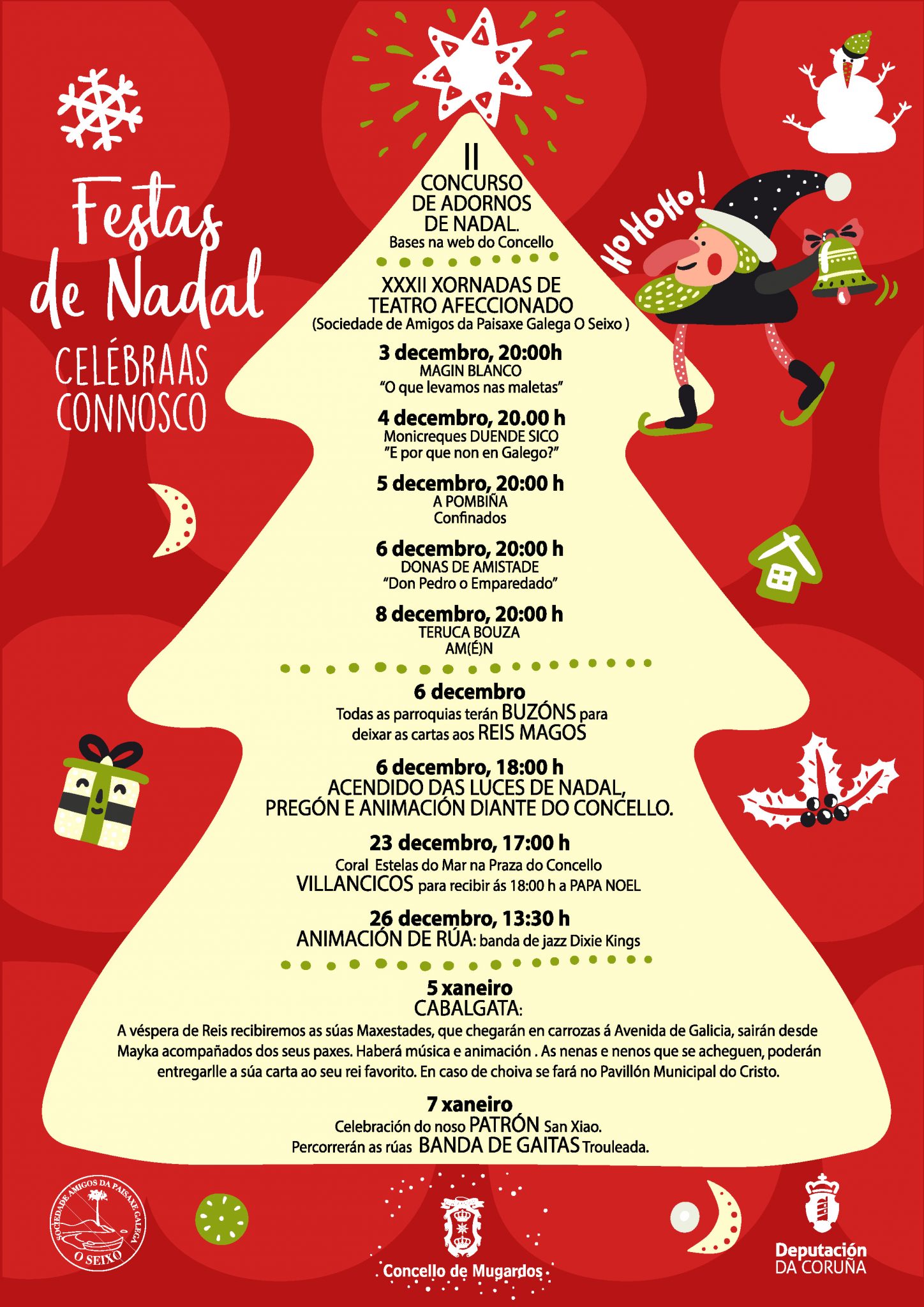 Programa de las Fiestas de Navidad 2021 - Concello de Mugardos